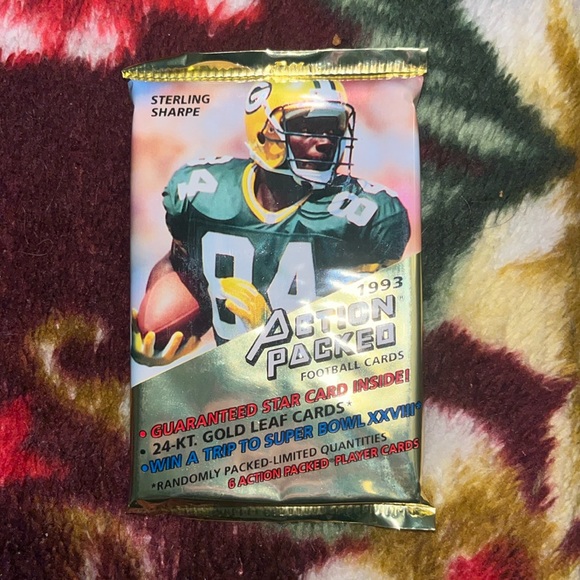 Topps | Accessories | 993 Action Packed 24kt Gold Leaf Cards 6 Pack ...